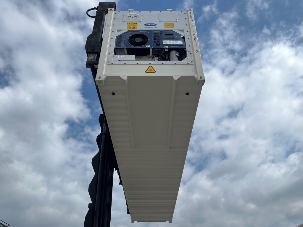 Nieuwe 40-foot high cube reefers gebouwd door Trident Container Leasing ...